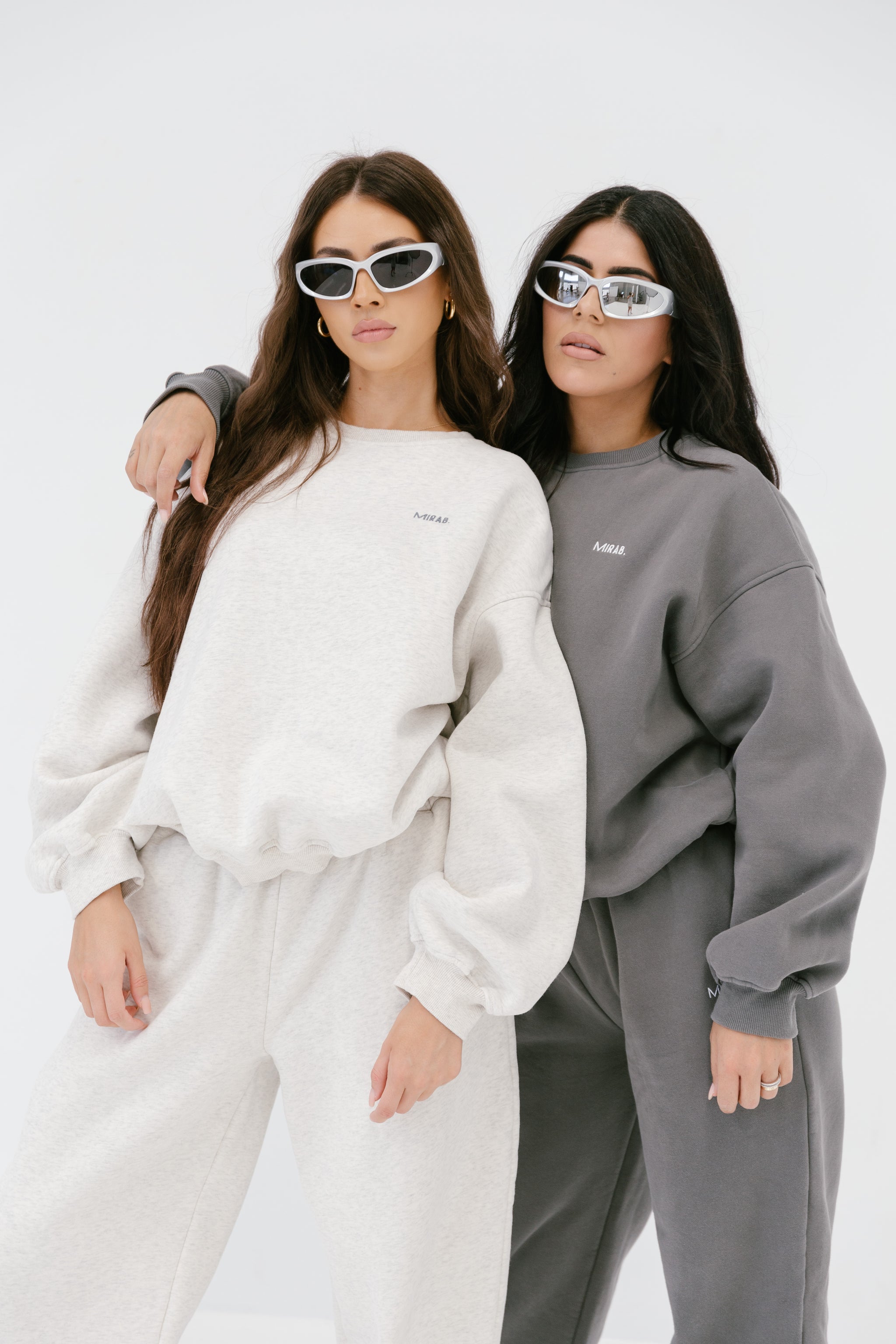 Oversized Sweater - Marle Grey – MIRAB.