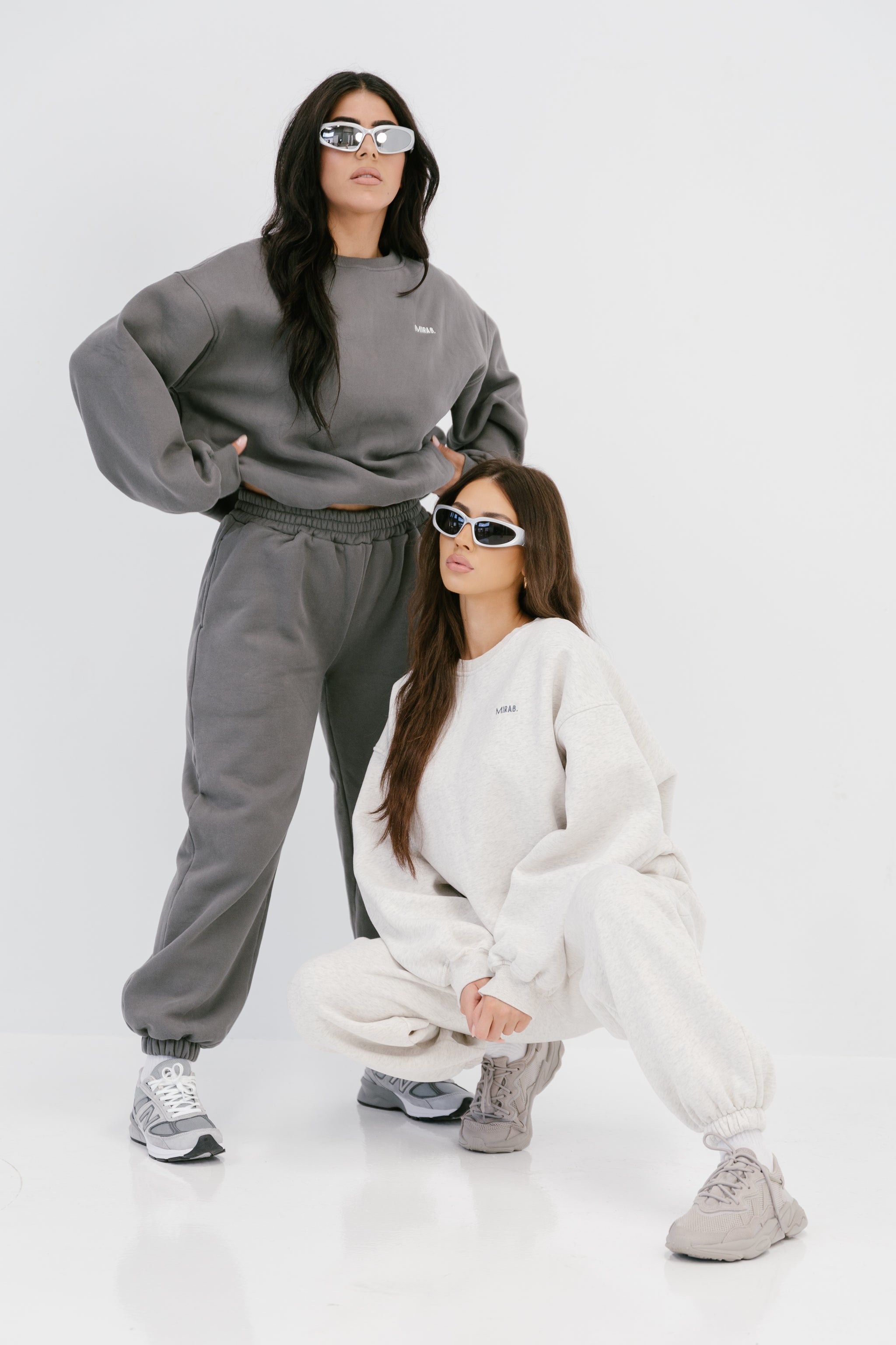 Oversized Sweater - Marle Grey – MIRAB.